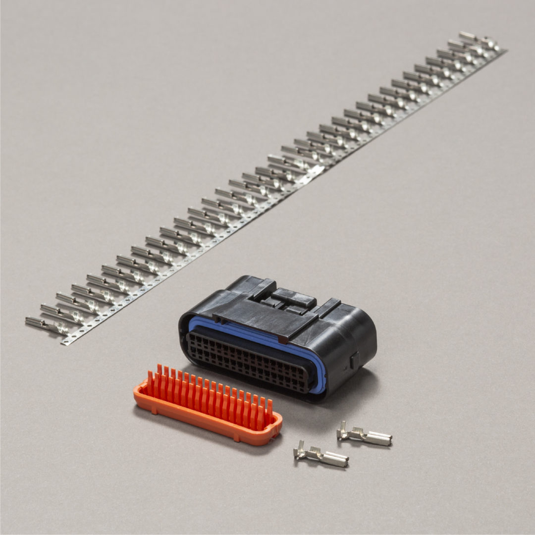 4-pin Female Weatherpack Connector, Square | Performance Electronics