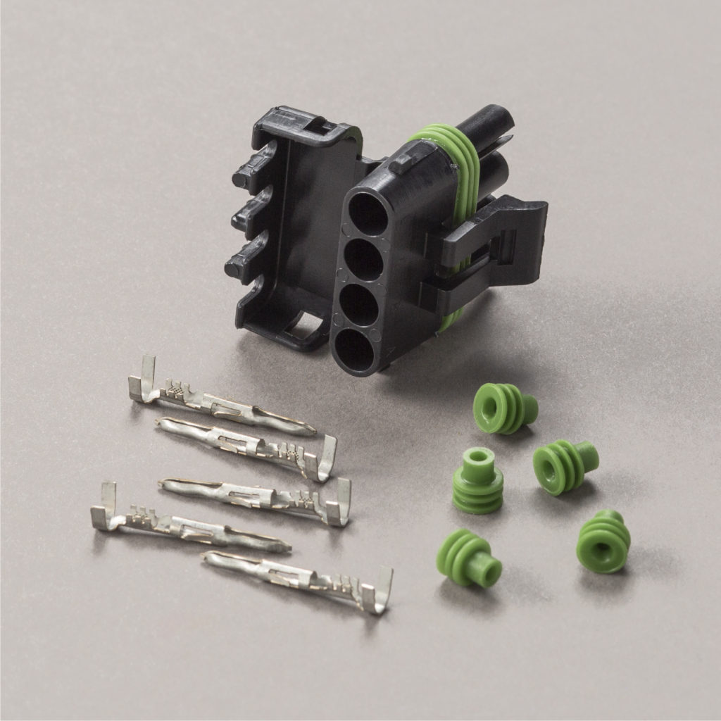 4-pin Male Weatherpack Connector | Performance Electronics